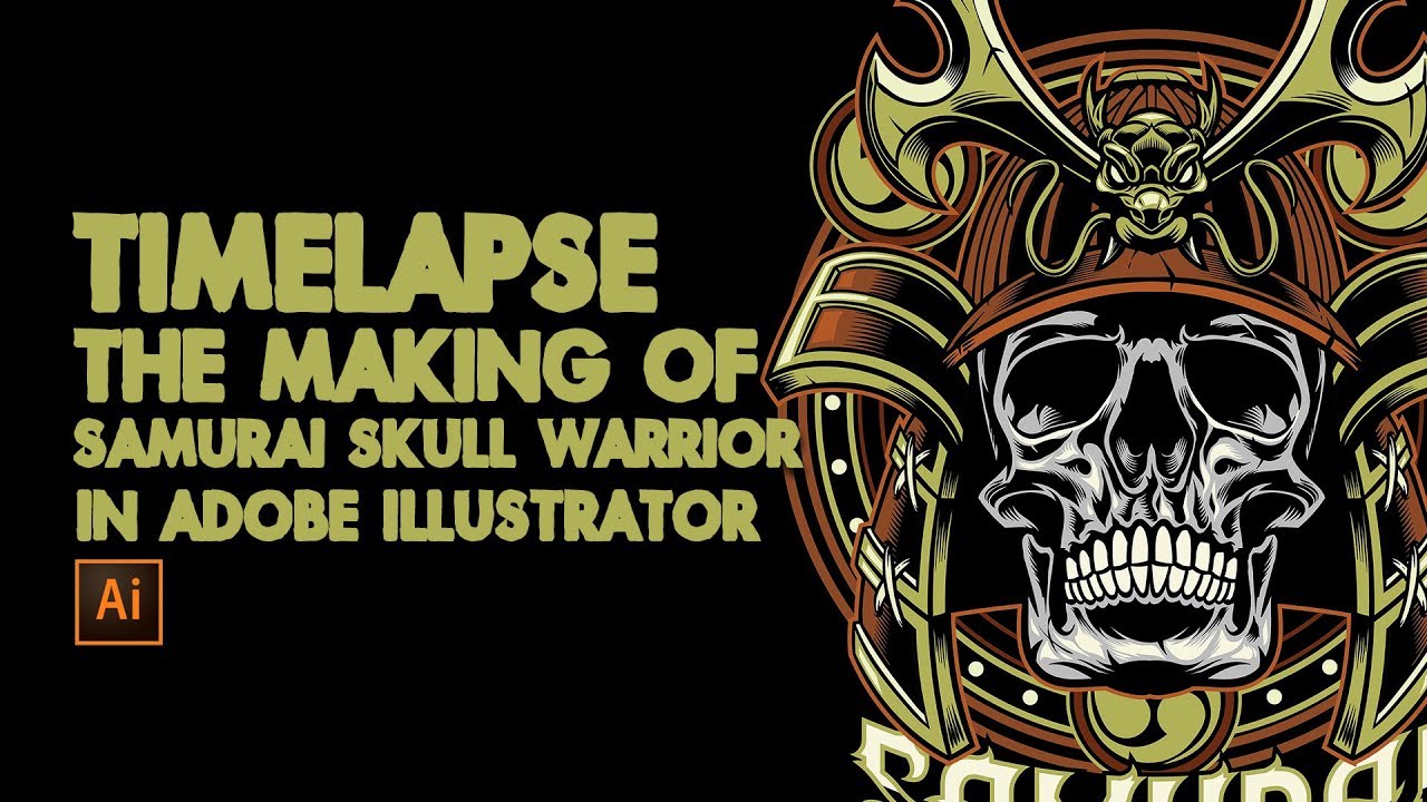 Timelapse the making of Samurai Skull warrior