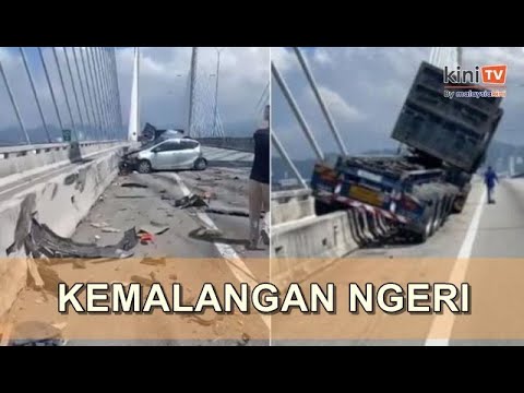 Accident at 2nd Penang Bridge | weehingthong