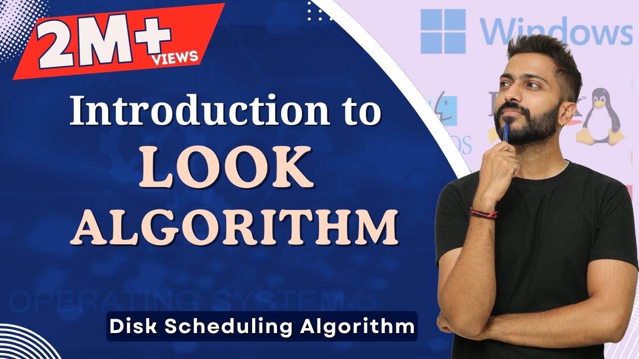 L-6.7: LOOK Algorithm in Disk scheduling with Example | Operating System