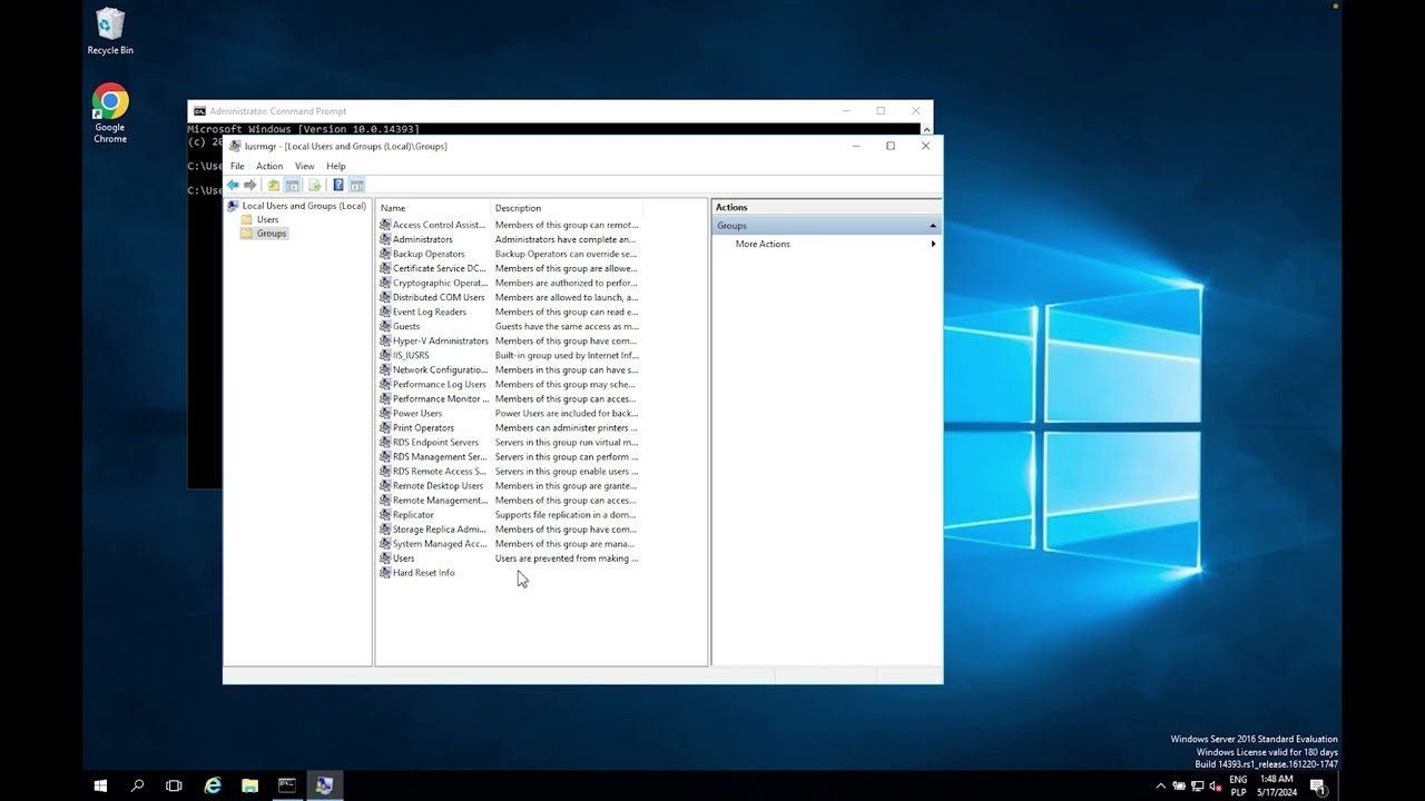 How to Add Users to Groups on Windows Server 2016 - Manage User Groups