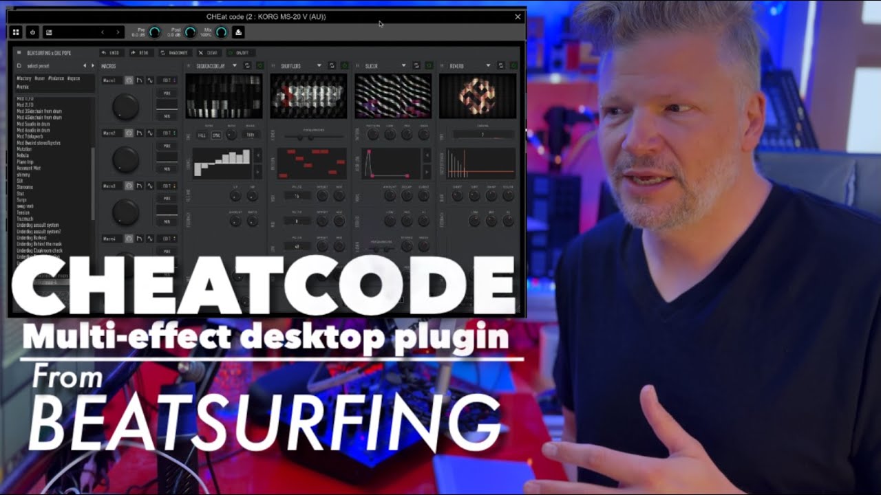 Cheatcode - weird creative multi-fx plugin by @BEATSURFING