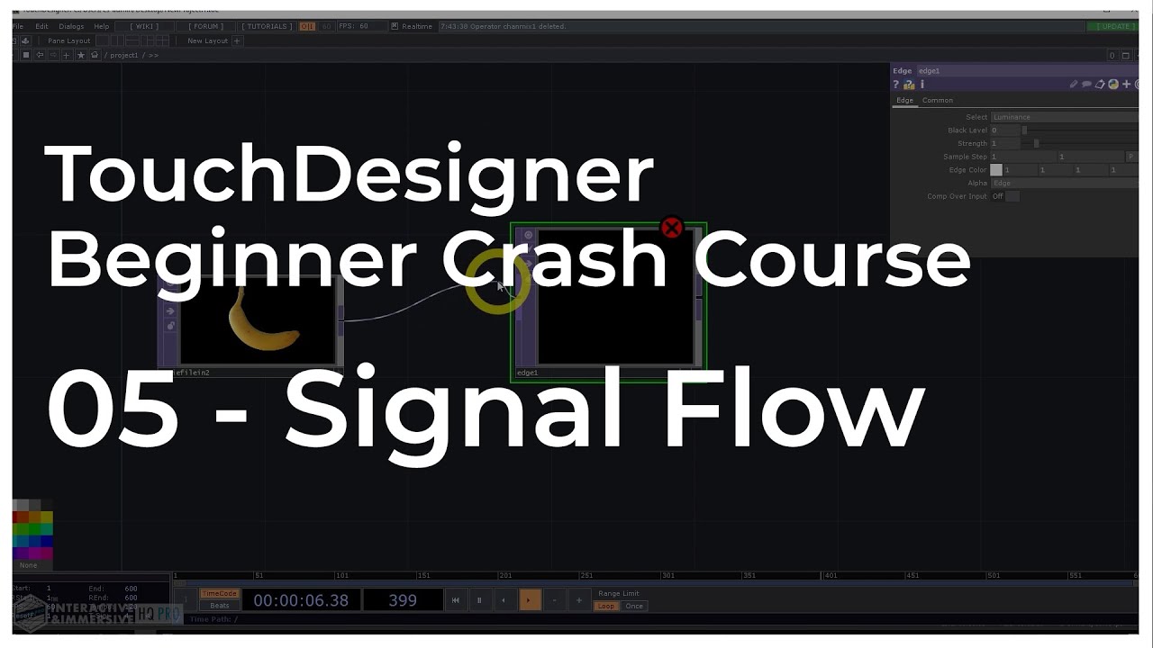 05 - Signal Flow - TouchDesigner Tutorial: Beginner Crash Course