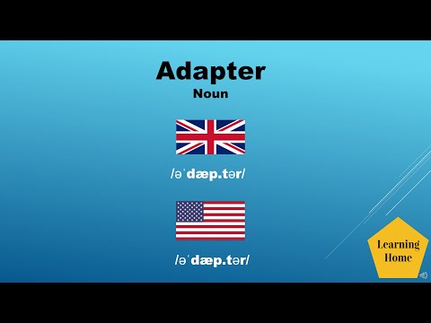 Adapter meaning pronunciation and synonyms #Shorts