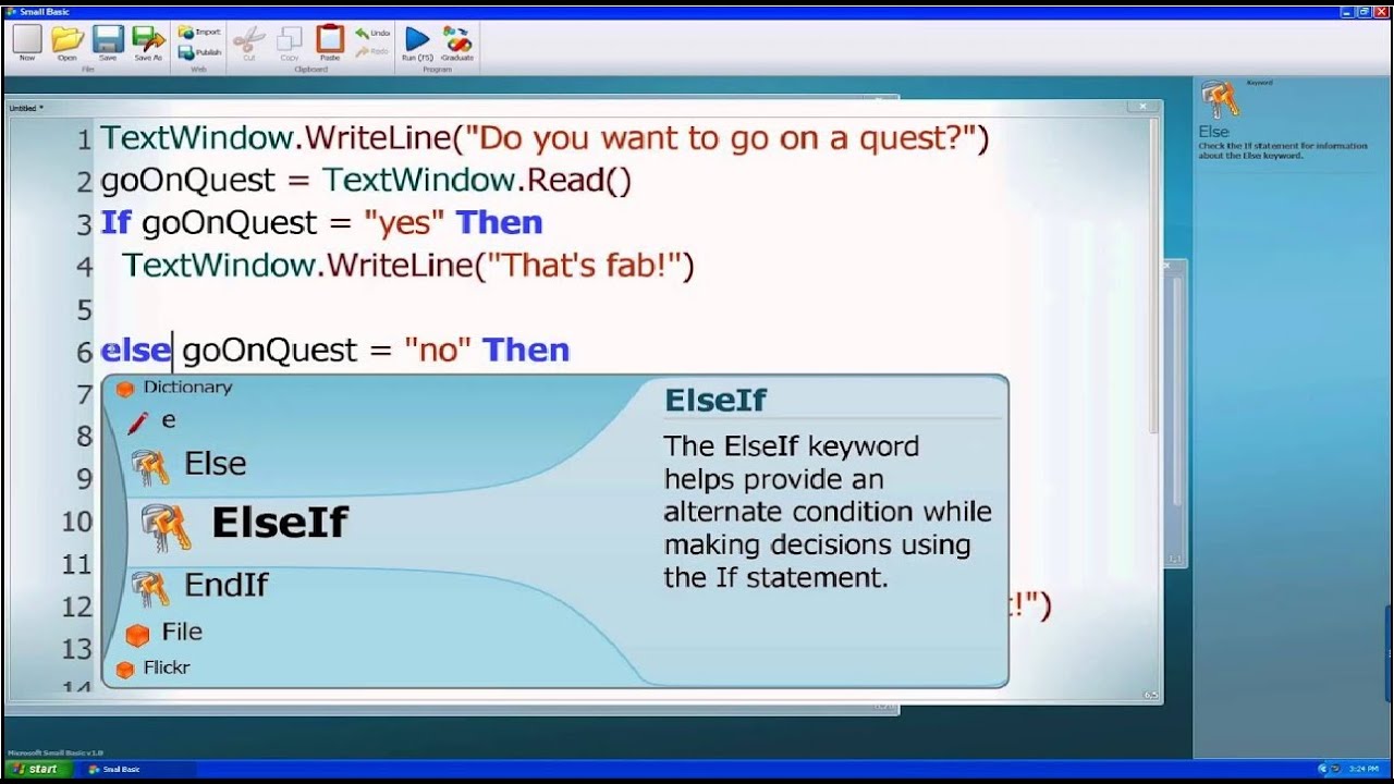 Control Statements In Small Basic |Tutorial-3