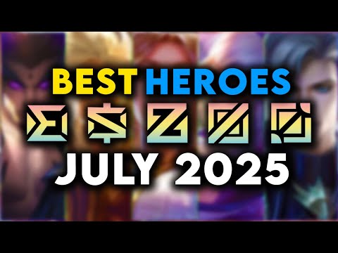 BEST HEROES IN MOBILE LEGENDS ALL ROLES | JULY 2025 SEASON 37 UPDATED META HEROES FOR RANKING UP!