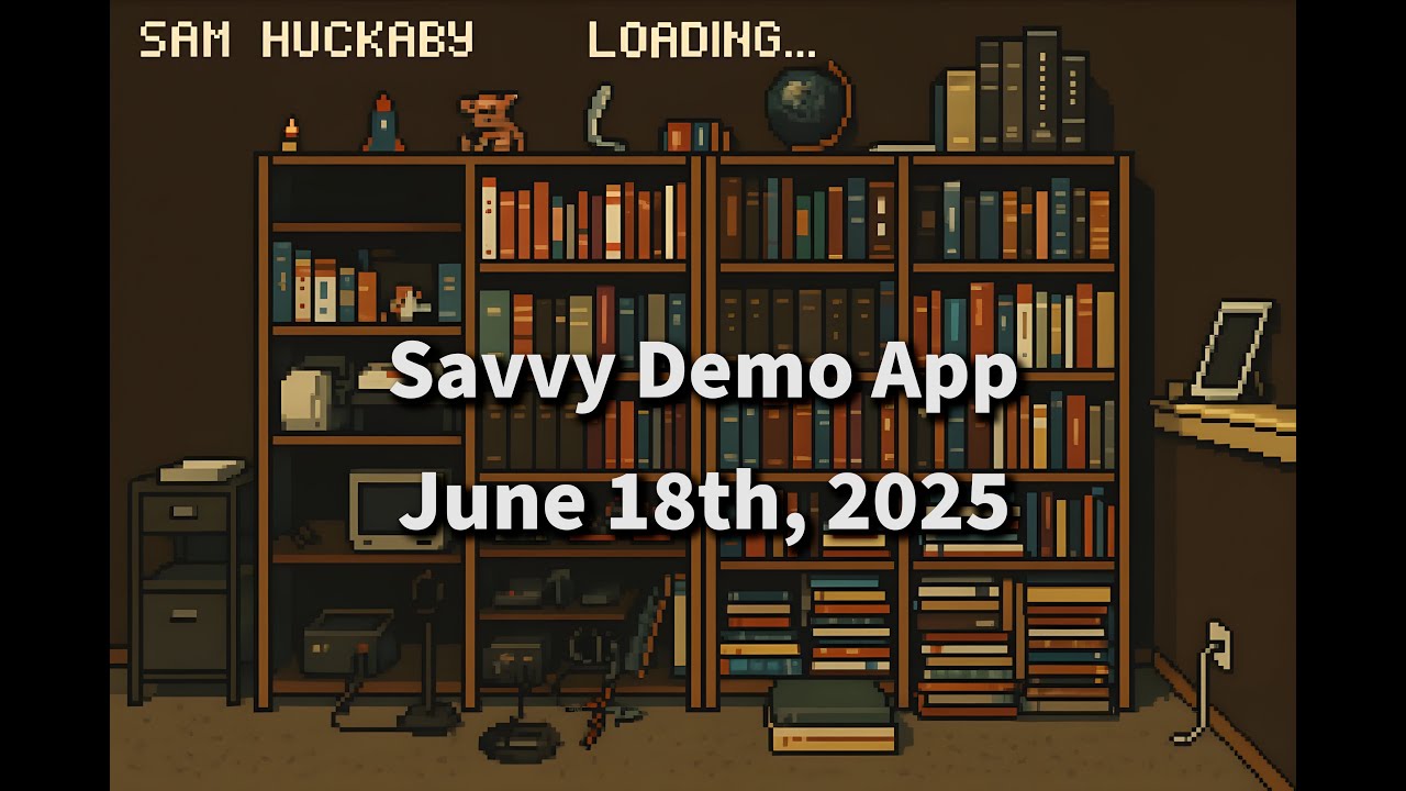 Savvy demo app - finishing adding user lookup to Savvy