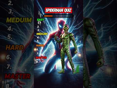 Only the expert can name this spiderman villains! Let's go! #spiderman #quiz #trivia