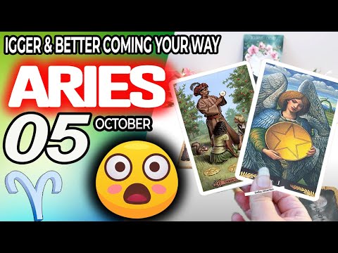 Aries โ๏ธ๐ณ๐ชBIGGER & BETTER COMING YOUR WAYโ๏ธ๐ฐ horoscope for today OCTOBER 5 2024 โ๏ธ #aries tarot