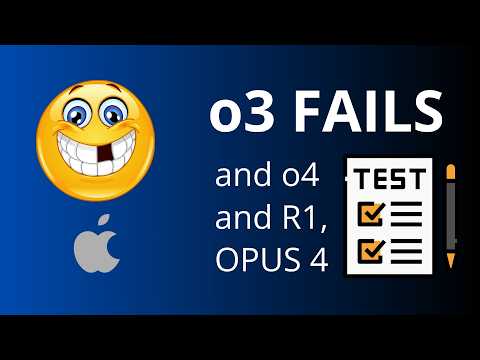AI Thinking Illusion (Apple) REAL - My o5 Test