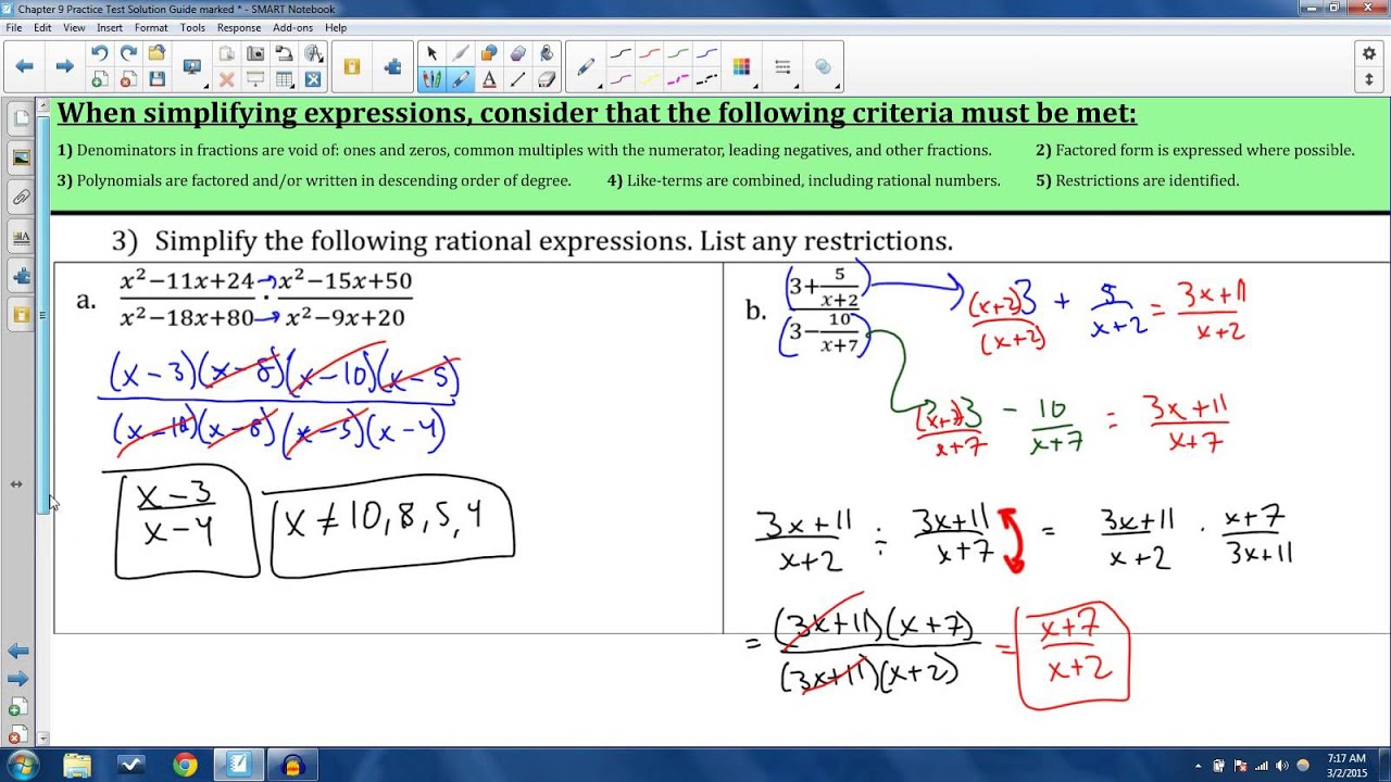 Chapter 9 Video Review (Practice Test Solution Guide)