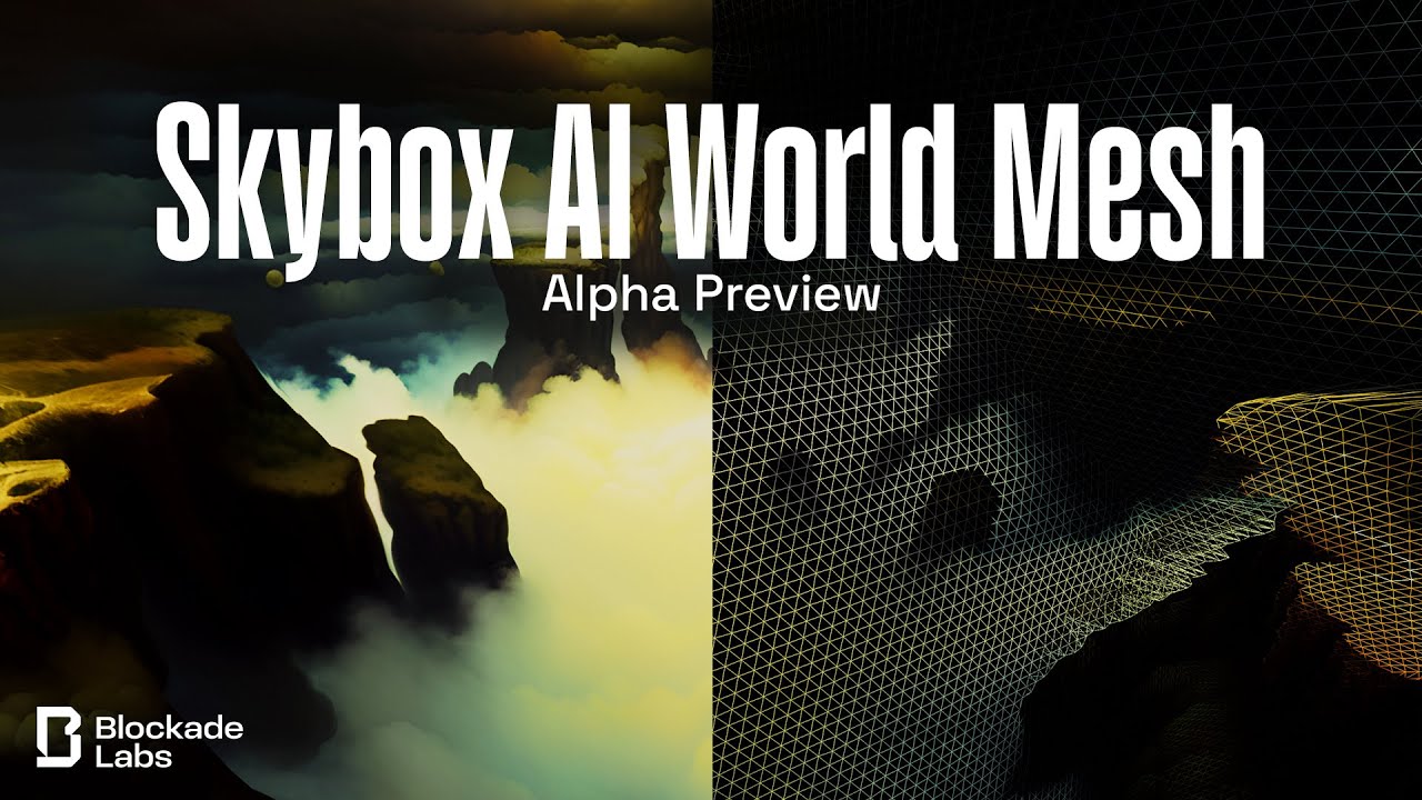 Create 3D meshes from AI generated skyboxes! 🌐 Skybox AI World Mesh