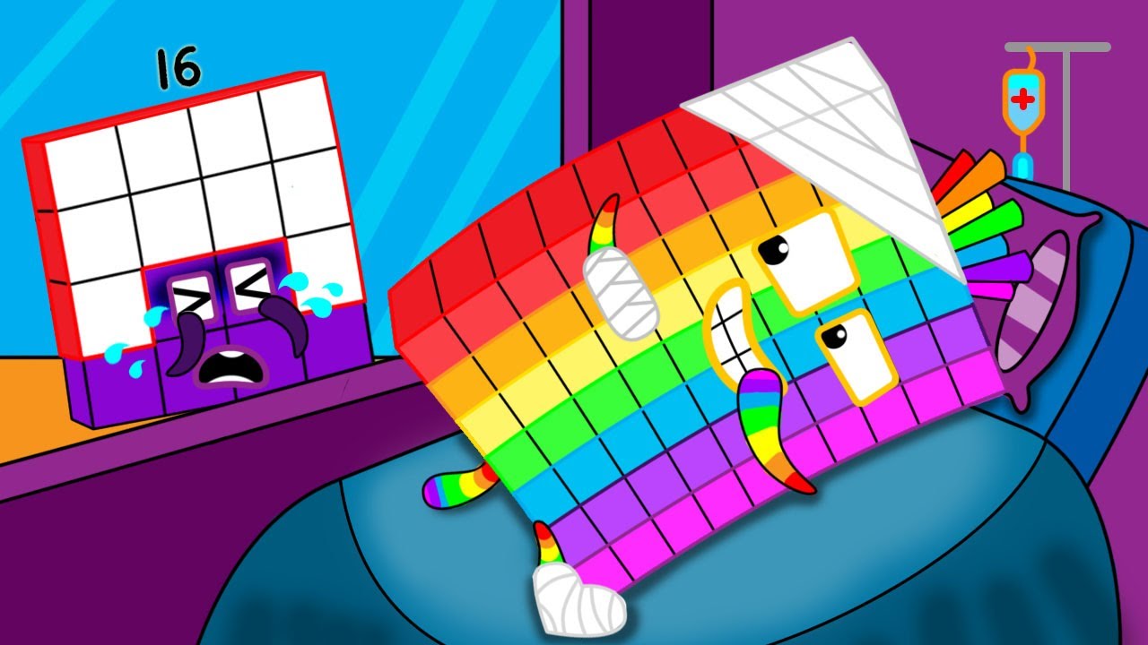Oh No! Numberblocks 70 Got Sick | Numberblocks fanmade coloring story