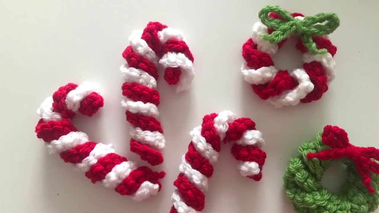 Crochet Pattern: Candy Canes