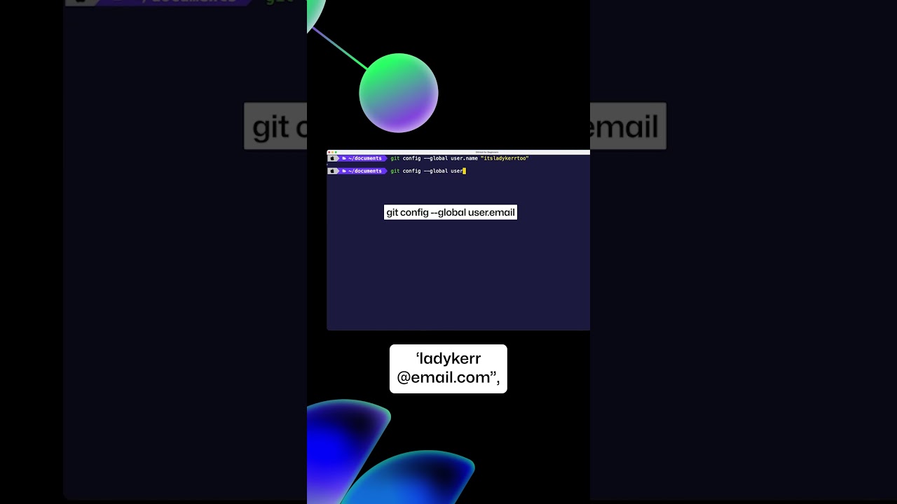How to configure git and create aliases