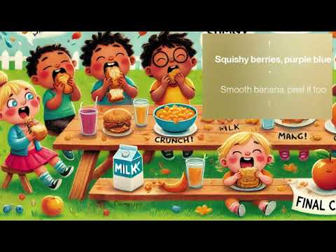 Tasty Textures! 🍪🍌 | Fun Food Song for Kids