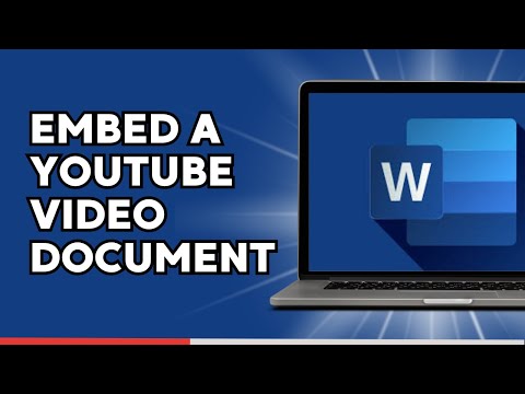 How to Embed a YouTube Video into Word Document
