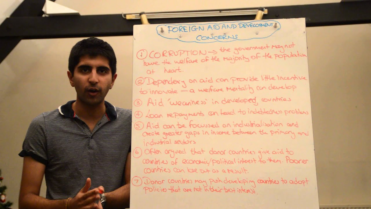 Y2/IB 21) Foreign Aid and Development Concerns