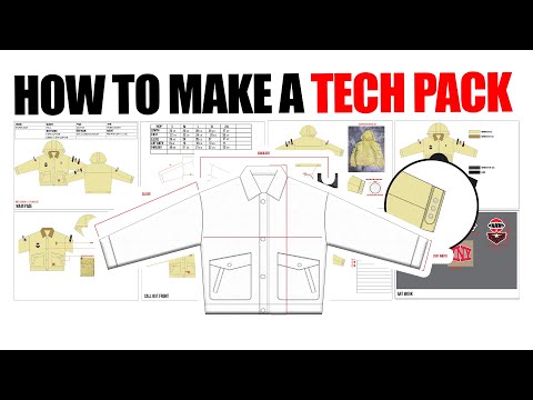 How to make a tech pack for your clothing brand