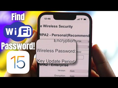How to View WiFi Passwords on iPhone! [iOS 15]