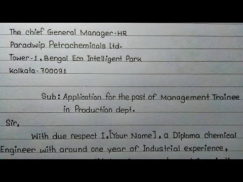 How to write a recommendation letter for job ||Job Recommendation Letter||