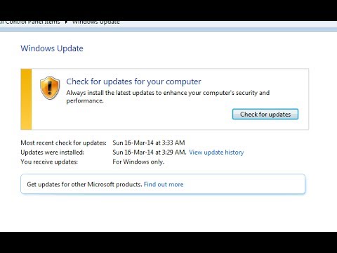 how to change windows update settings in windows 7