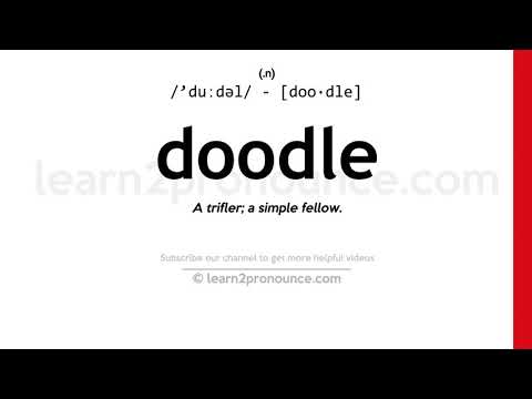 Pronunciation of Doodle | Definition of Doodle
