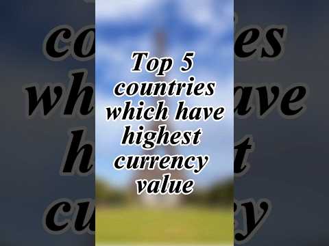 Top 5 countries which have highest currency value #shorts #youtubeshorts #knowledgebyfurqan