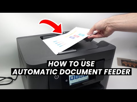 How to Use The Automatic Document Feeder on Epson WF-4820 & WF-4830