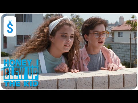 Honey, I Blew Up the Kid (1992) | Scene: Adam is exposed to the television's electrical waves