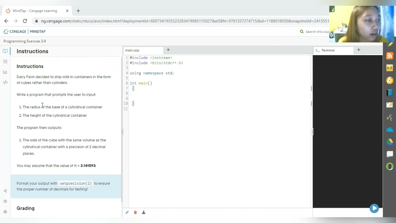 Programming Exercise 3-9