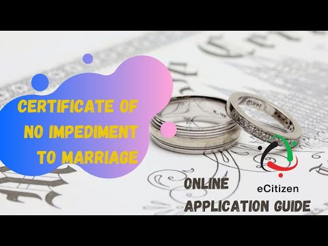 How To Get a Certificate Of No Impediment To Marriage
