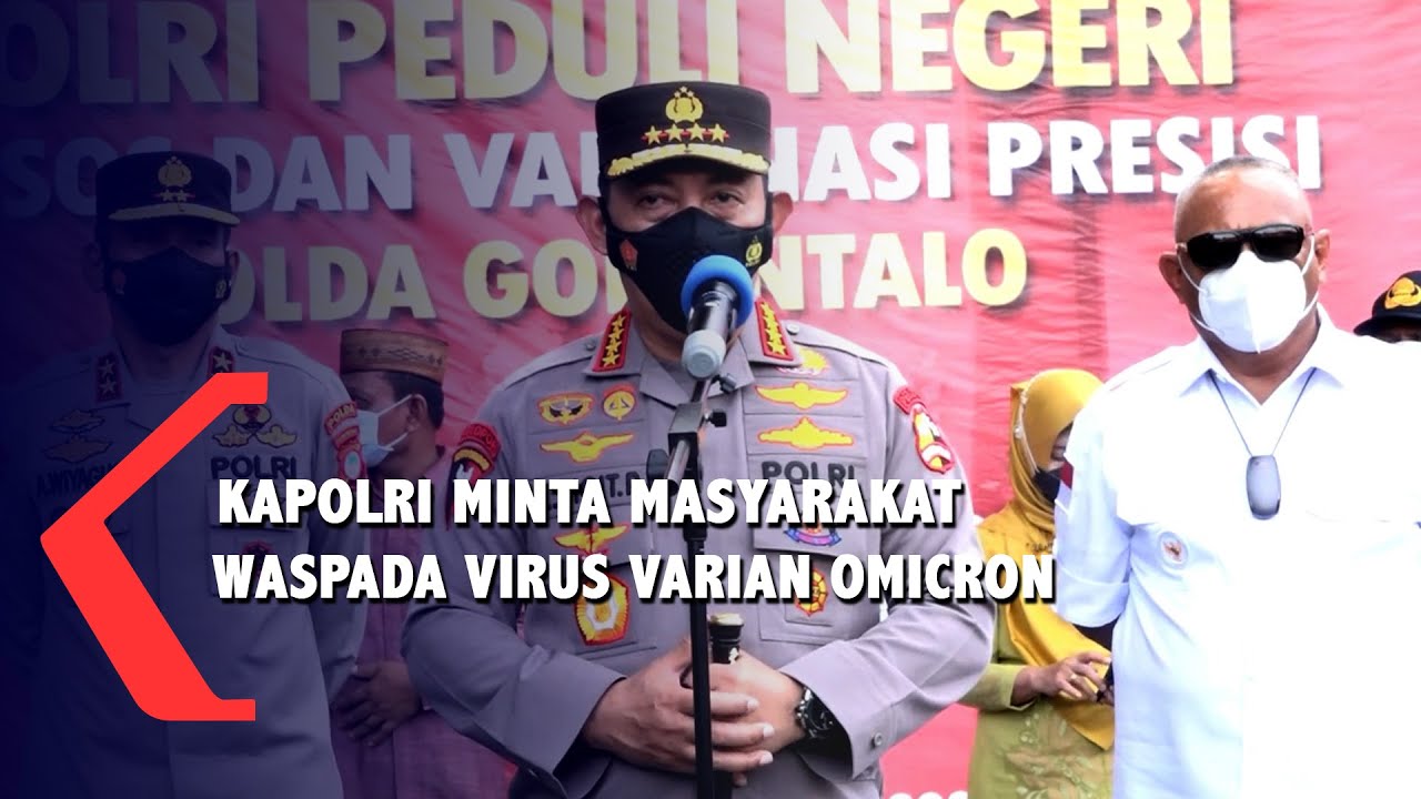 Kapolri Minta Masyarakat Waspada Virus Varian Omicron