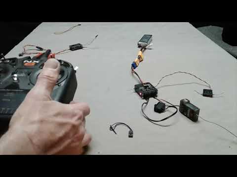 SPEKTRUM RC TELEMETRY RECEIVER SIGNAL HOW TO SEE IT ON YOUR TRANSMITTER RC AIRPLANE E-FLITE FMS BNF