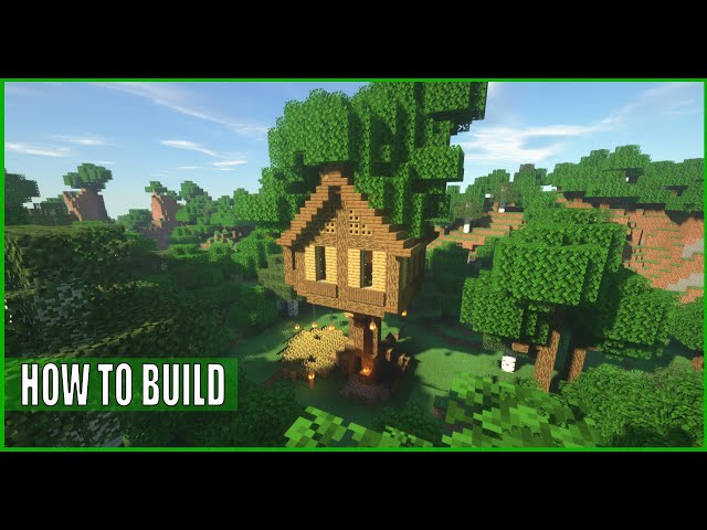 Simple cozy Tree house Idea Minecraft Map