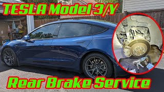 2017-2024 Tesla Model 3 & Y Parking Brake Fault: Actuator & Caliper ...