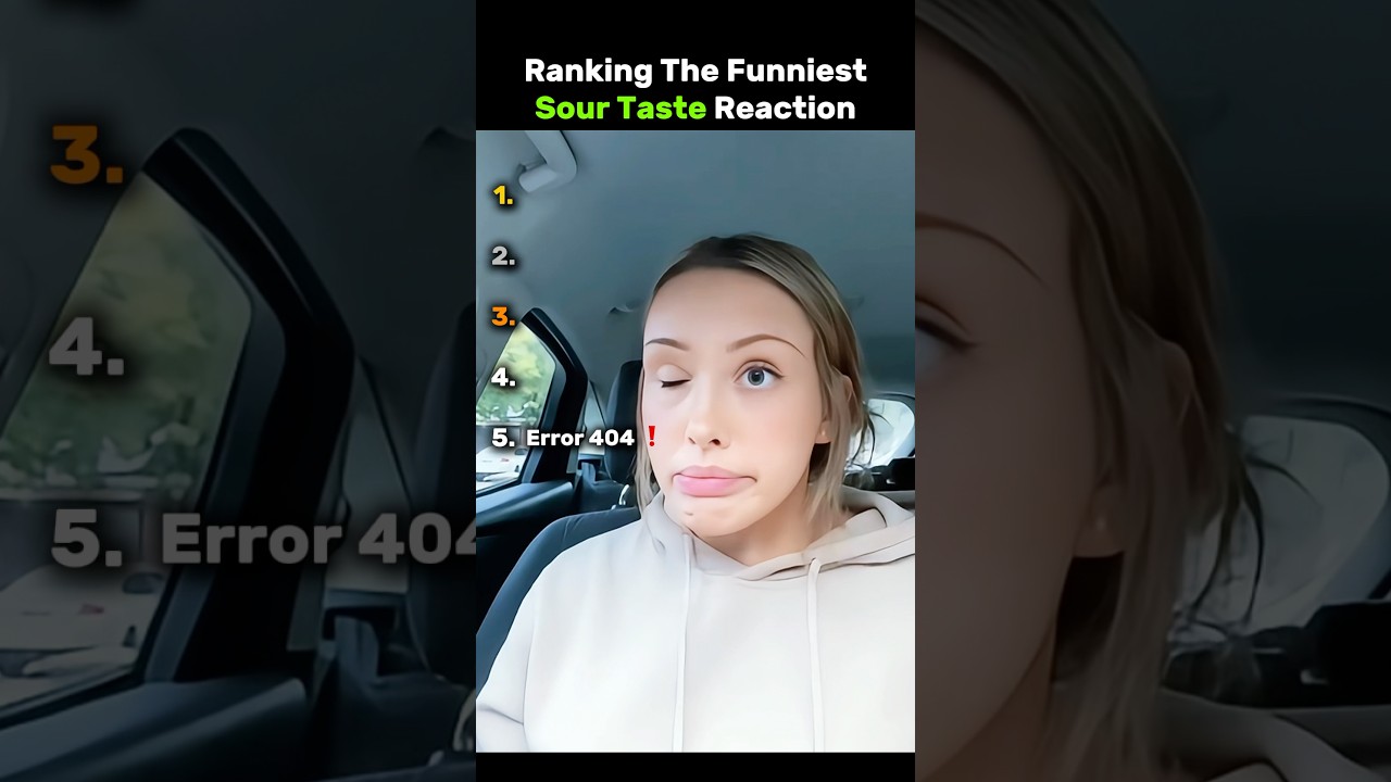 Ranking The Funniest Sour Taste Reaction 🍋‍🟩