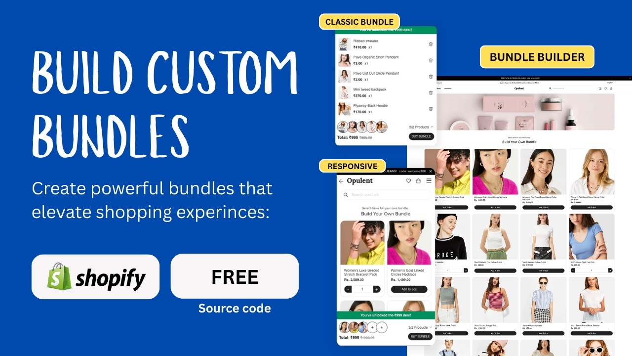How to Create Bundle Offers in Shopify (Custom Collection Template) | Build Custom Bundles FREE
