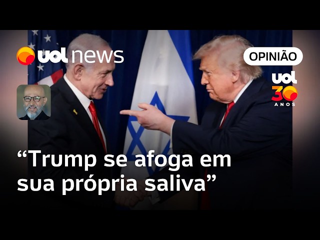 Trump se afoga na própria saliva