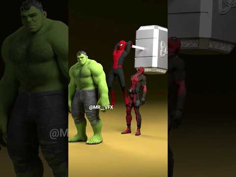 Marvel animation 41% hulk suffering by spider man???? #shorts