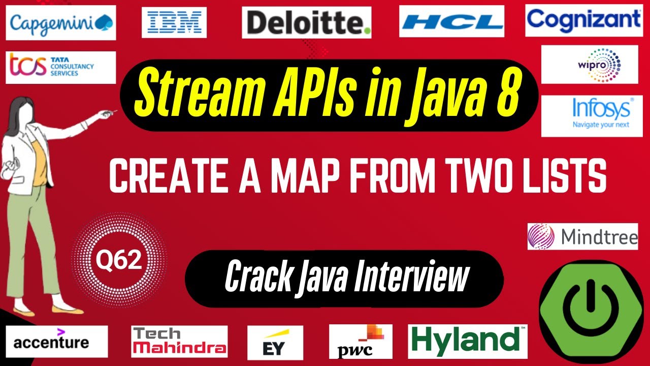 Java 8 Stream API Interview Questions: Create a Map from Two Lists using Java 8 Stream API