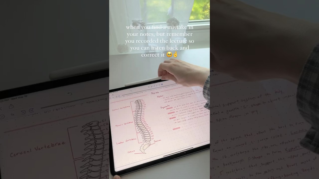 Recording your lectures is literally a gift to your future self, especially during finals!🤞👀