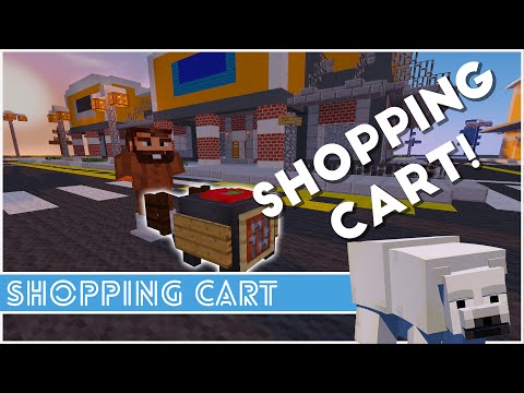 Minecraft - How To Make A Shopping Cart Minecraft Project