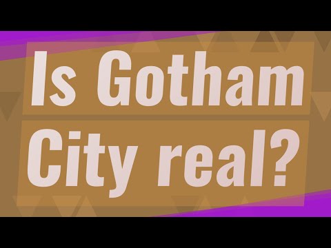 Is Gotham City real?