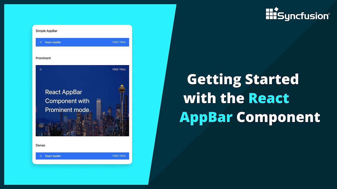 Getting Started with the React AppBar Component