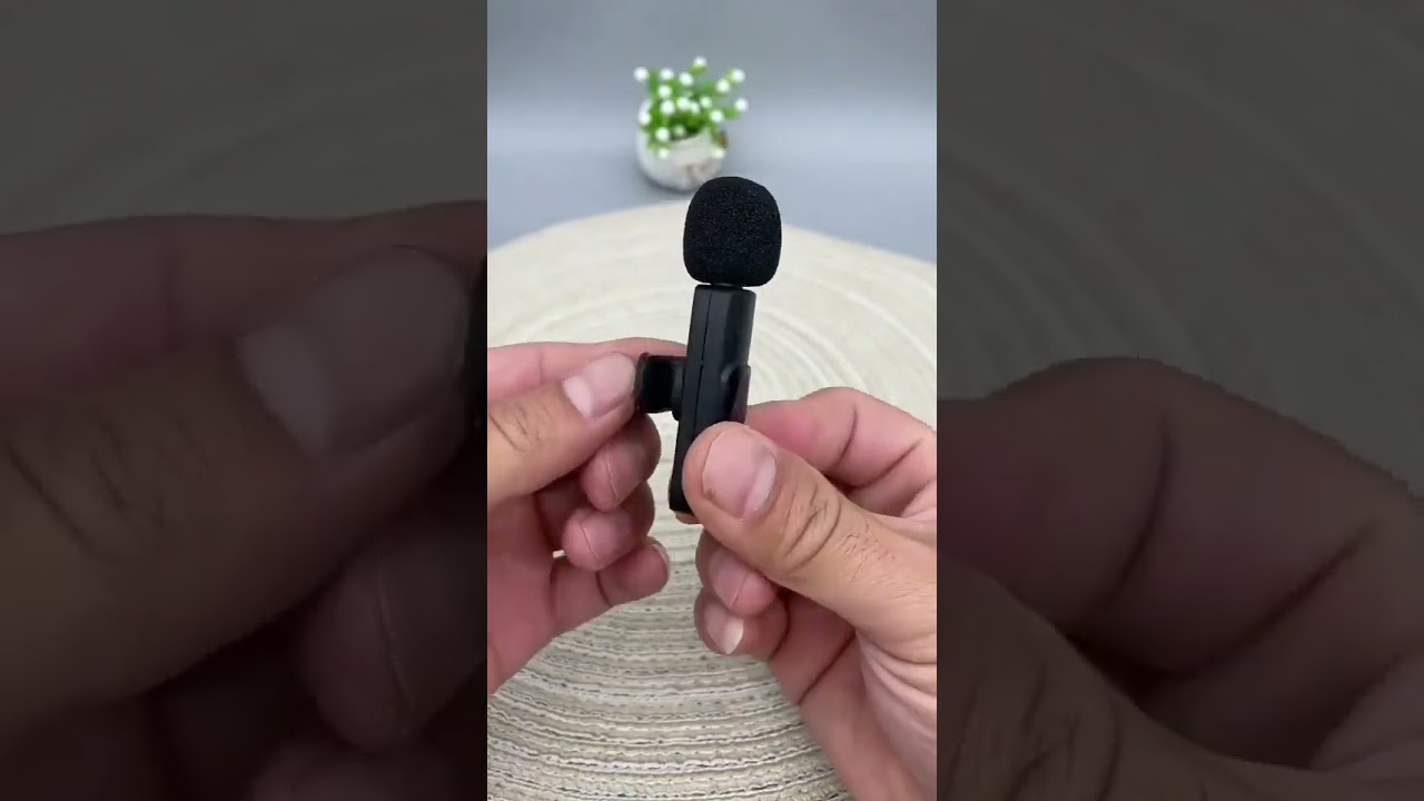 Mini Wireless Lavalier Microphone For iPhone iPad Type C Android Recording Vlog