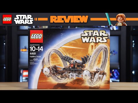 LEGO Star Wars 4481 Technic Hailfire Droid (2003) - REVIEW