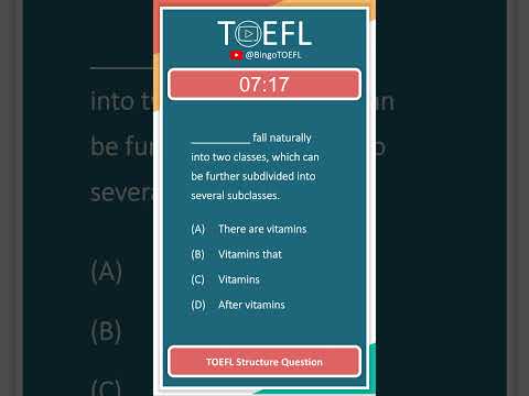 TOEFL Grammar Practice #441 | Structure Questions (Subject)