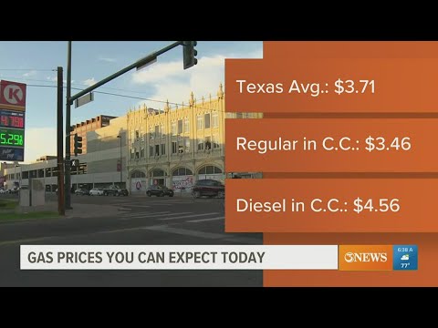 Gas prices declining throughout Texas