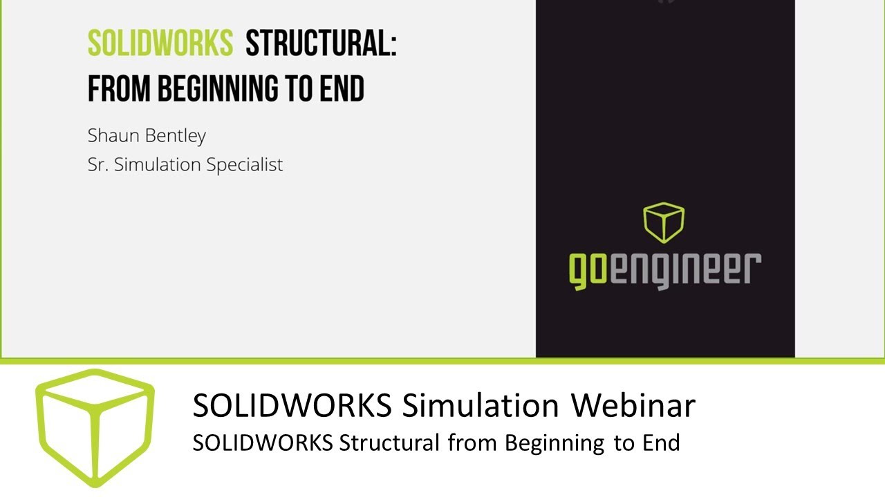 SOLIDWORKS Static FEA from Beginning to End