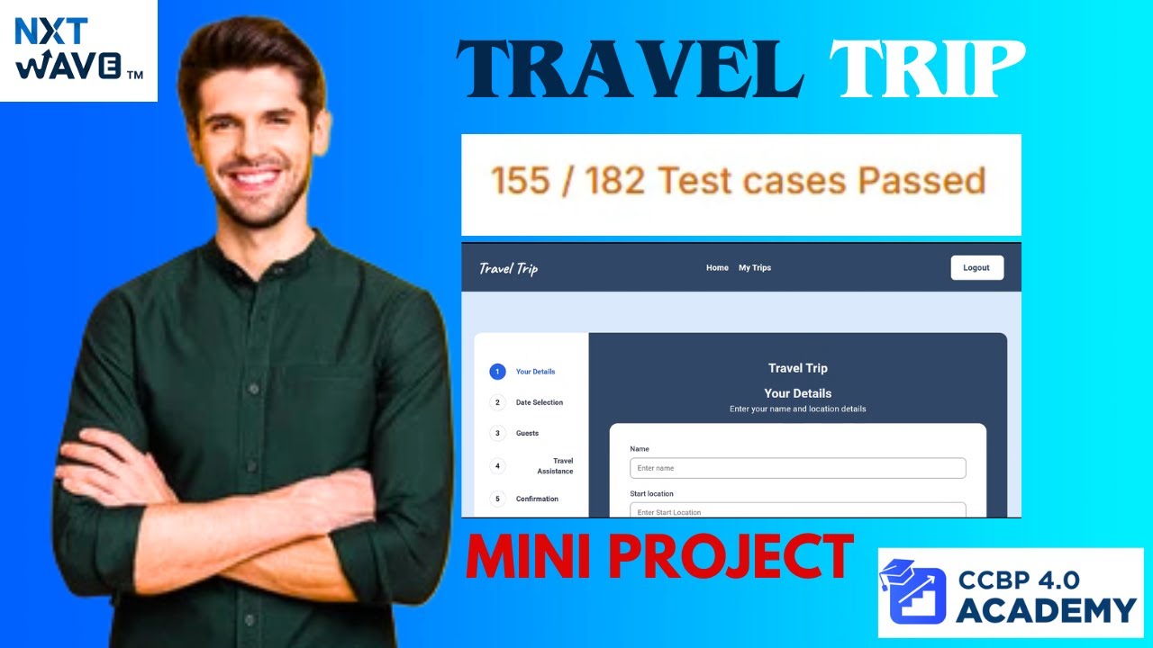 Travel Trip Mini Project | Nxtwave CCBP | React JS | With GitHub Link!